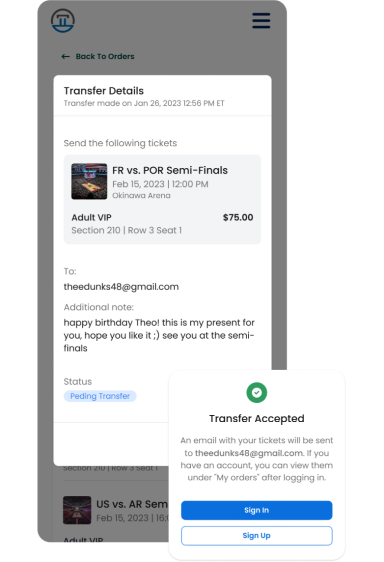 Customer Accounts - TicketSocket